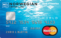 Norwegian Cruise Line World MasterCard 10000 Bonus WorldPoints